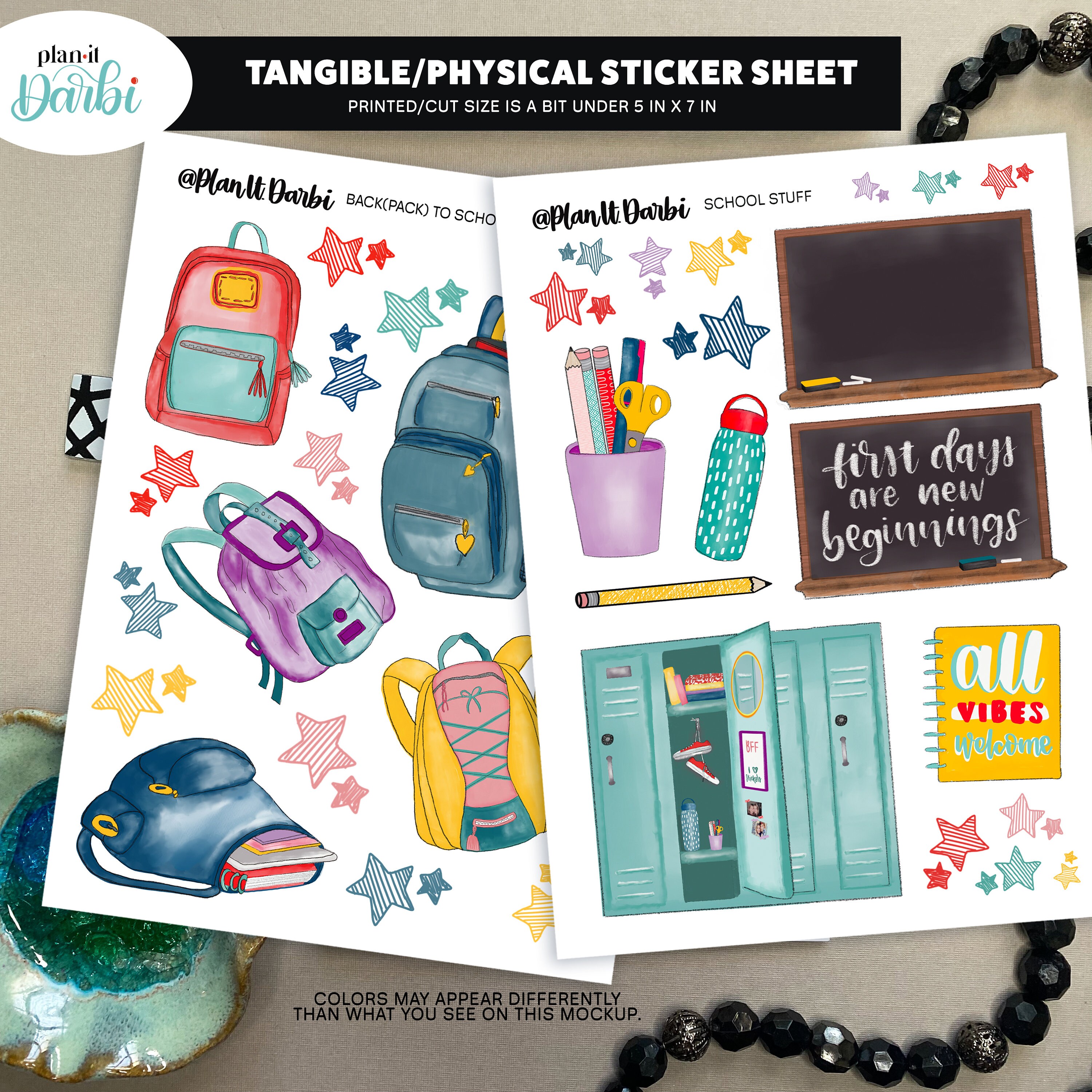 TANGIBLE: Bts BACKPACK to SCHOOL Stuff Student Teacher Lockers - Etsy