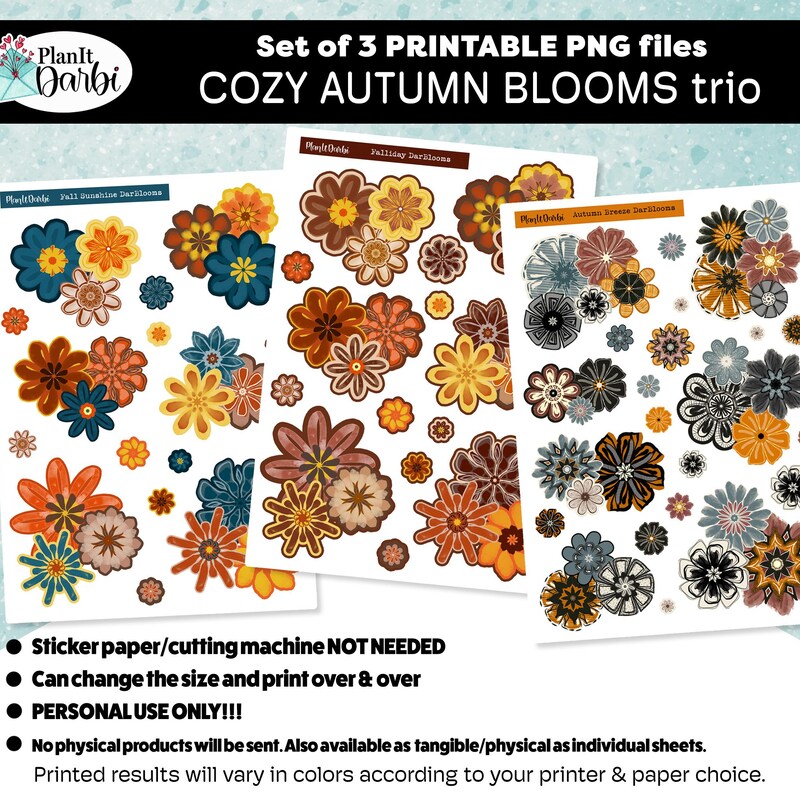 Autumn Stickers - Etsy