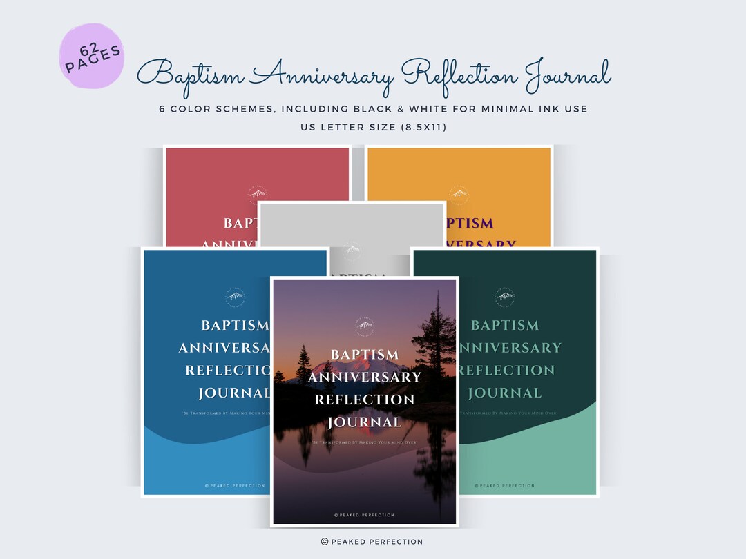 FREE* Baptism Anniversary Reflection Printable Download | Digital ...
