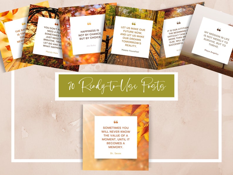 70 Instagram/fb Inspirational Quote Pack Digital Download - Etsy