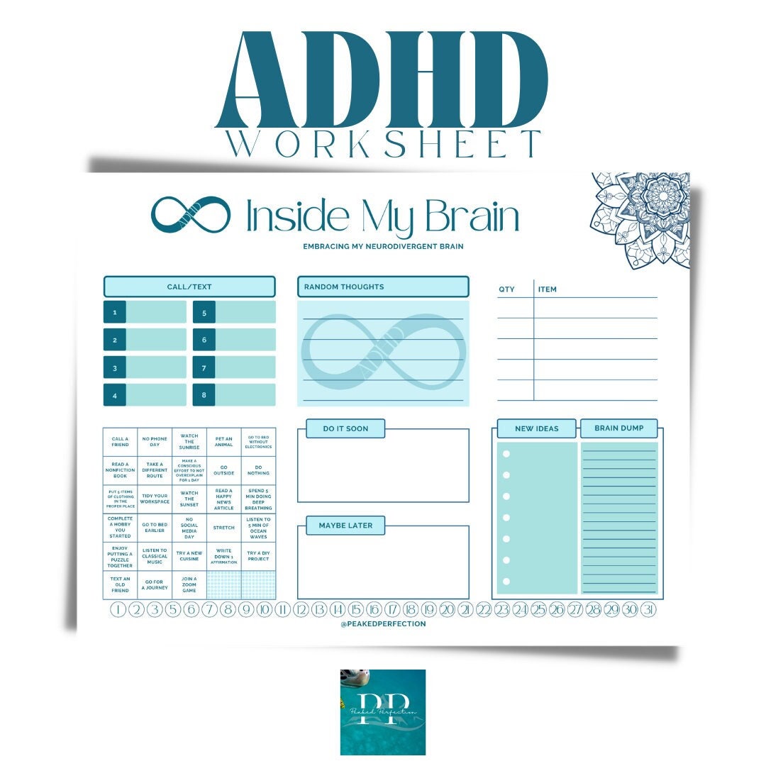 FREE* Inside My Brain...embracing My Neurodivergent Brain - Etsy