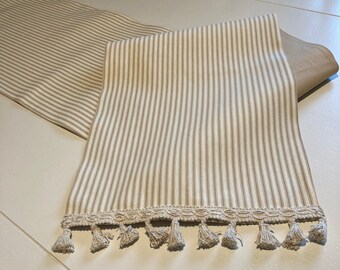 Neutral Table Runner - Etsy