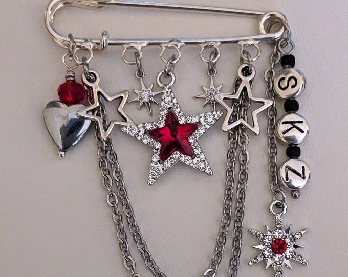 Brooch, Stray Kids Inspired Brooch, Safety Pin Brooch, S-class Inspired ...