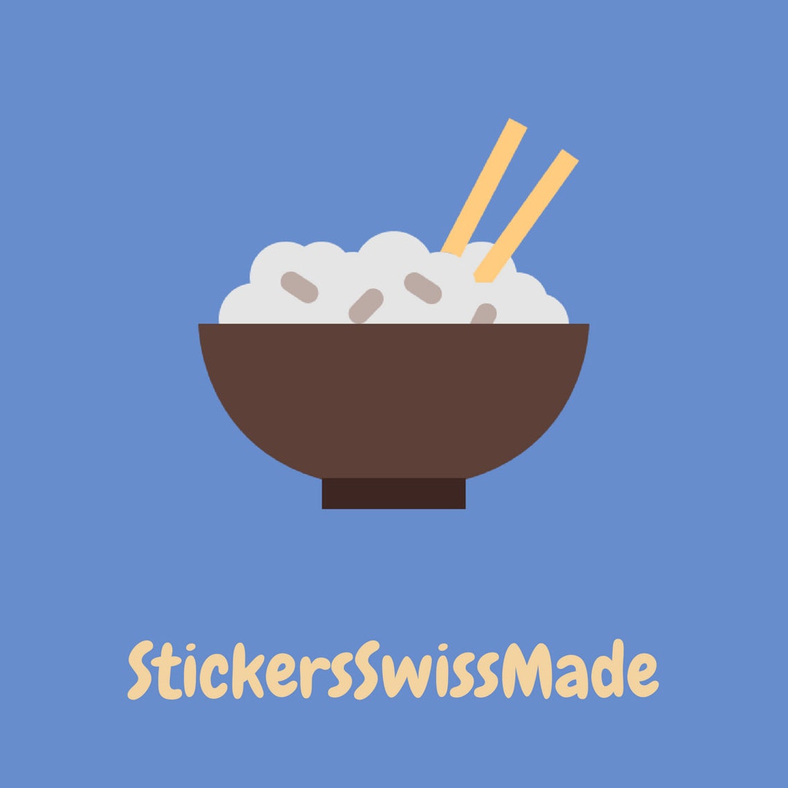 PLANNER STICKER Rice Bowl of Rice Food Small - Etsy