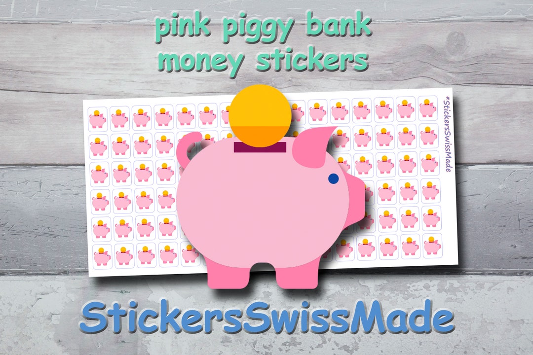 PLANNER STICKER || Piggy Bank || Small Colored Icon | for Your Planner ...