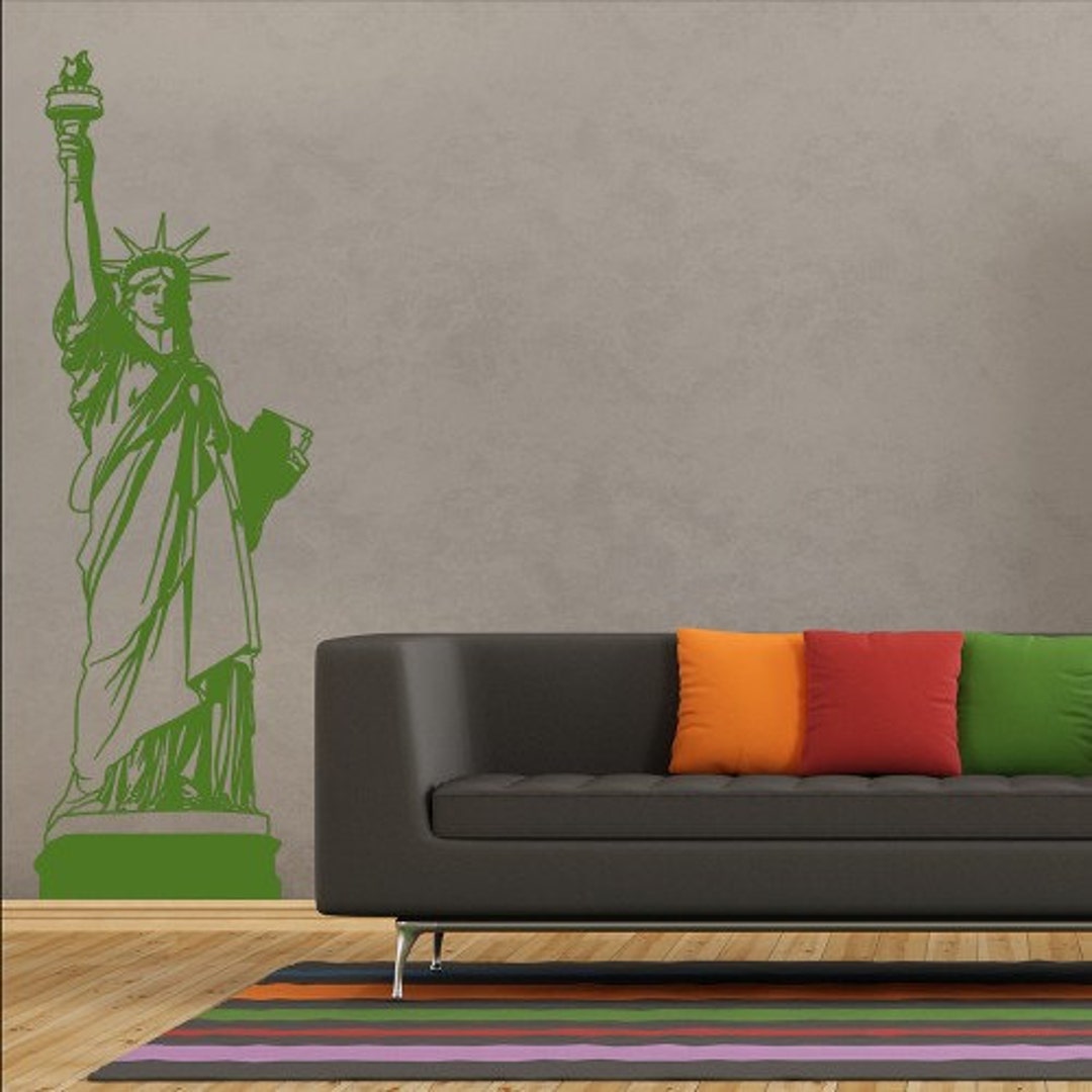 Wall Decal Statue of Liberty, New York Wall Sticker, USA Wall Sticker ...