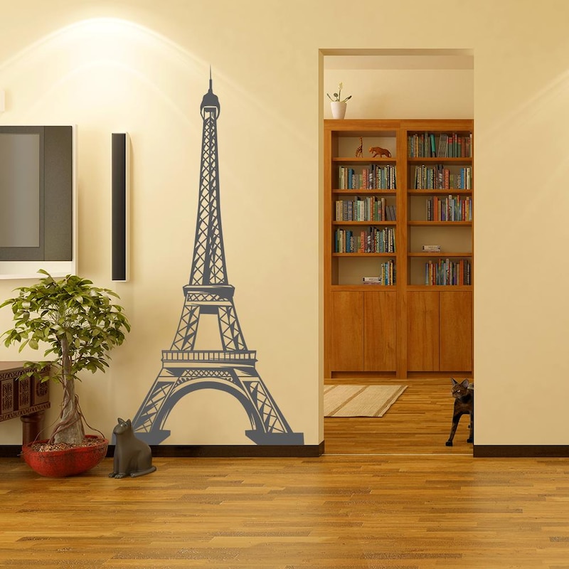Large Eiffel Tower Decal - Etsy UK