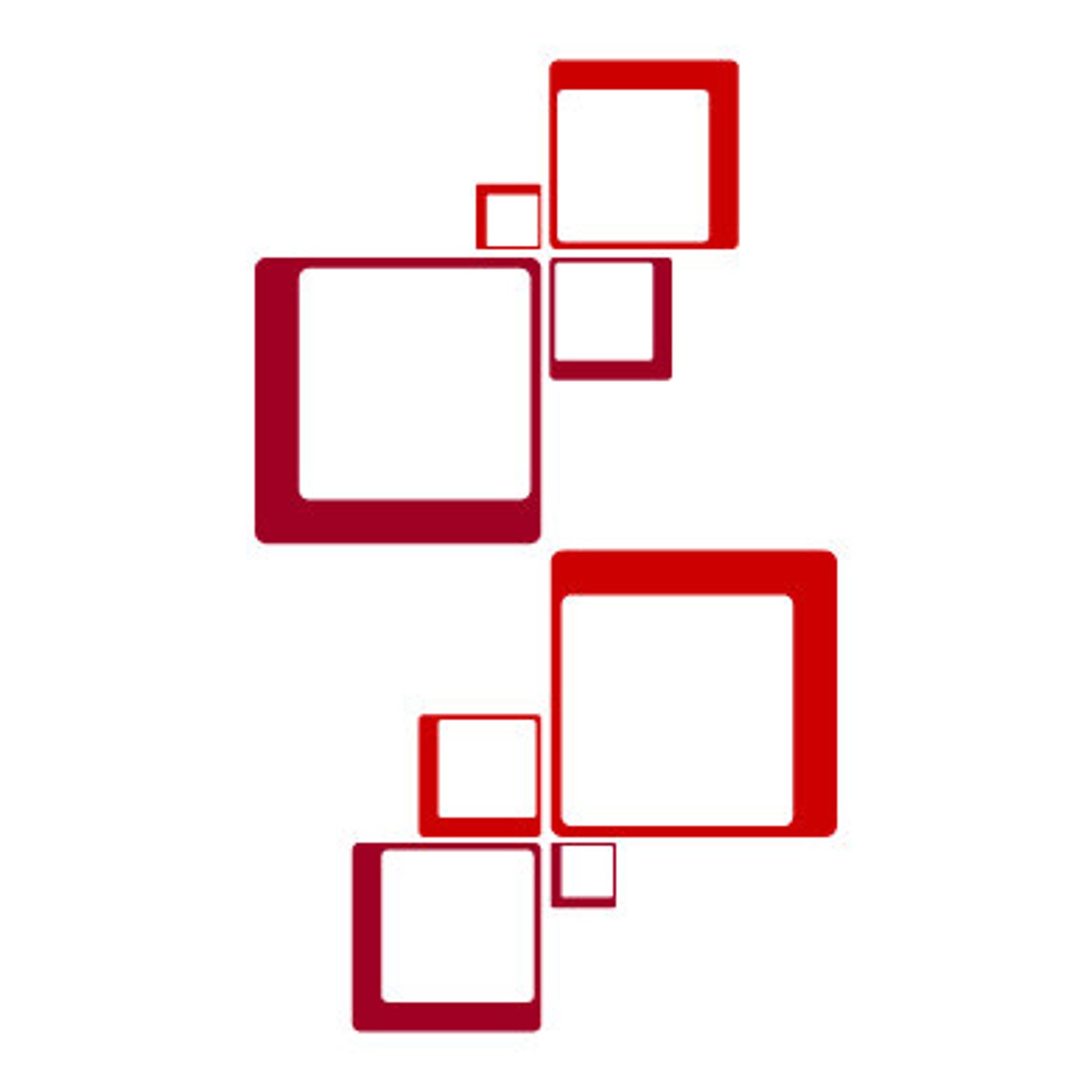 Wall Decal Rectangles Rectangle Wall Sticker Geometric Wall | Etsy