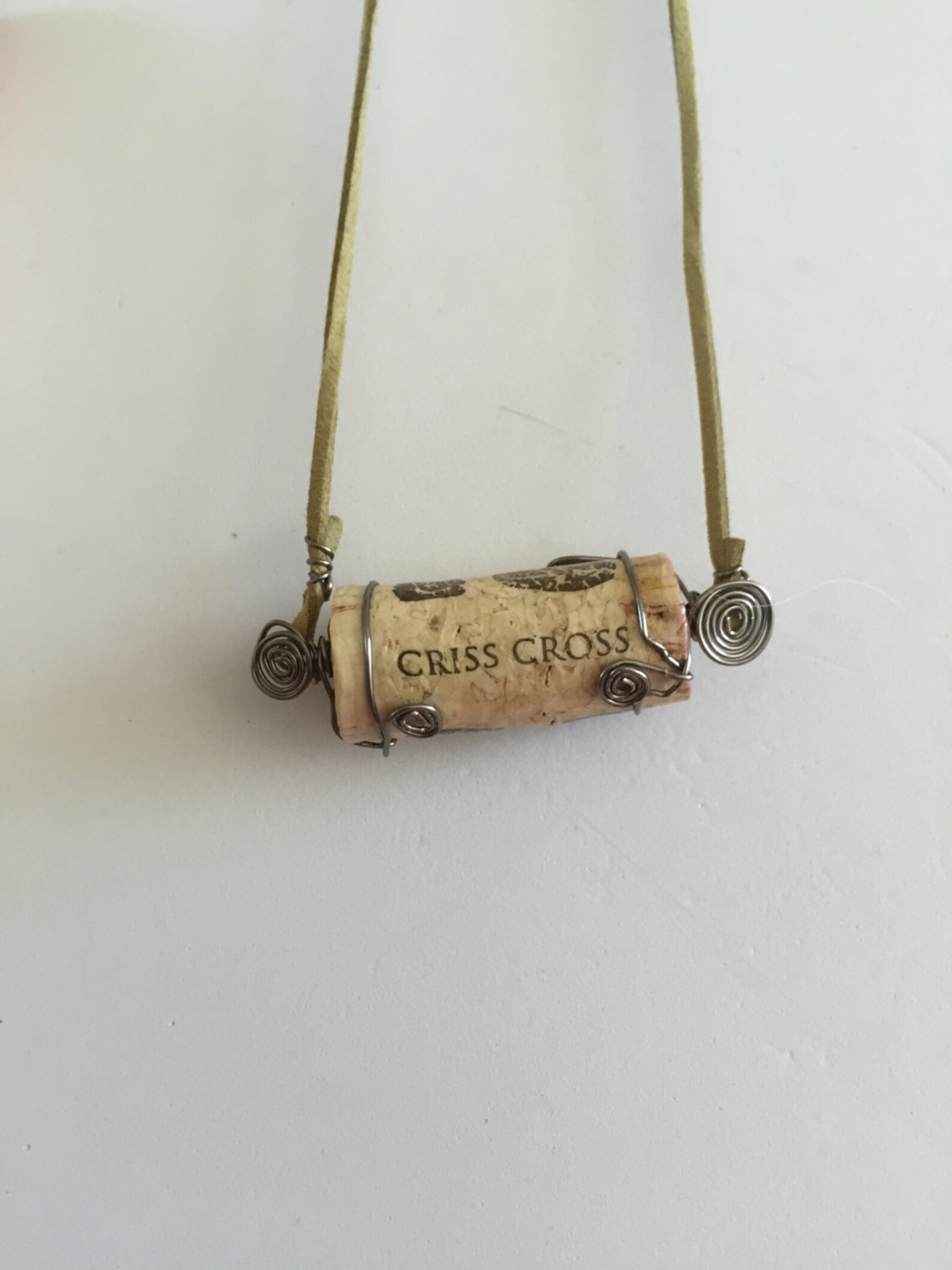 Wine Cork Necklace, Wire Wrapped Corks, Wine Cork and Charms Necklace ...