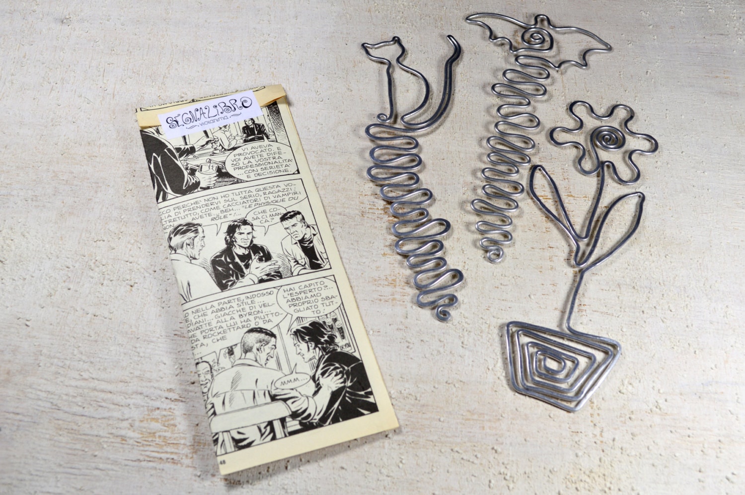 Aluminium BOOKMARK ELEPHANT Metal Bookmark Aluminium Wire - Etsy