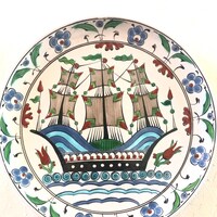 Vintage Hand Made Greek Souvenir Plate Greek Mythology Keramikos Athens ...