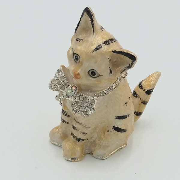 Cat Trinket Box - Etsy