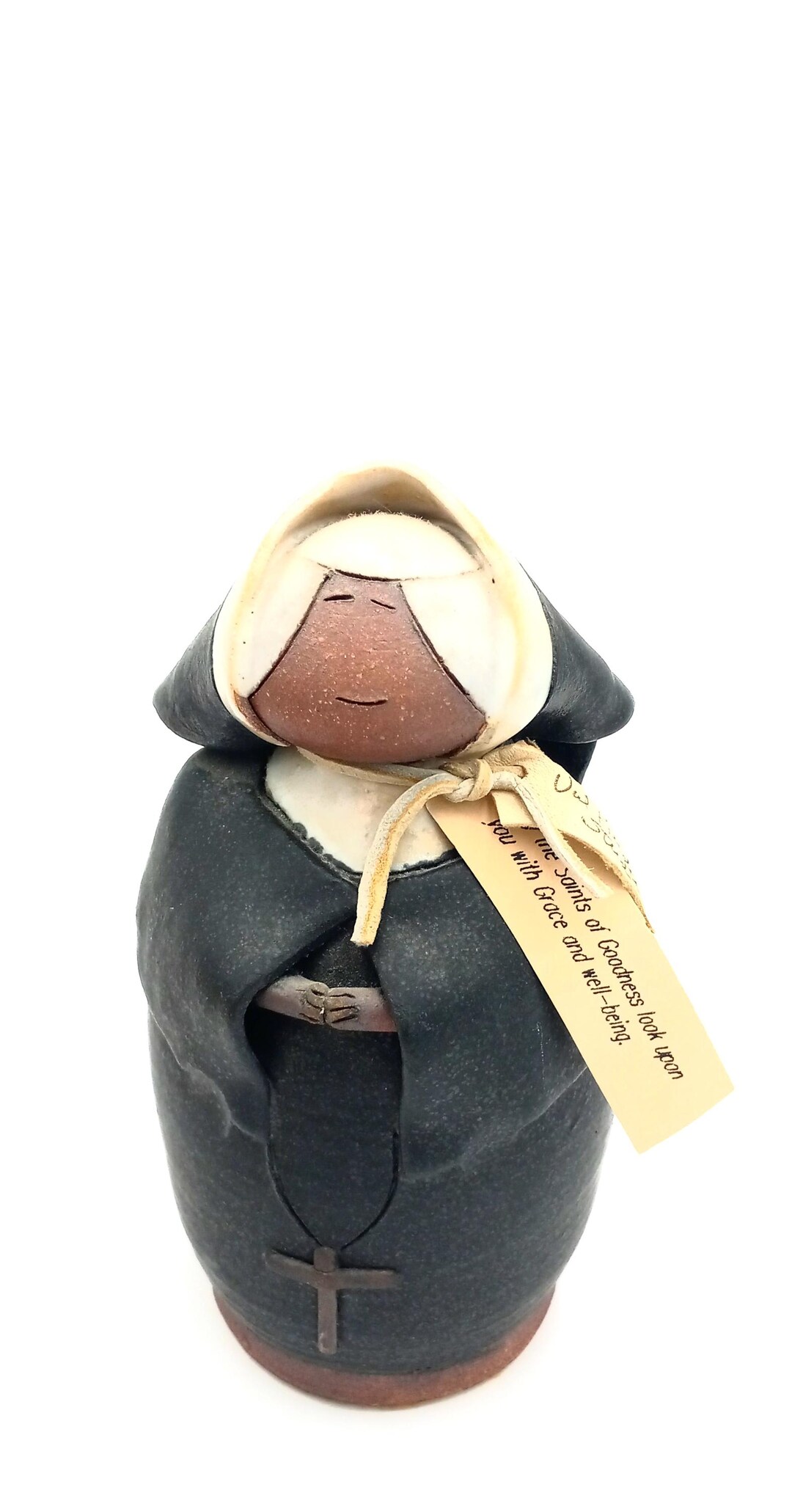 VTG Val Knight Studios, Pottery,nun, Religious, Catholic, Figurine 6.5 ...