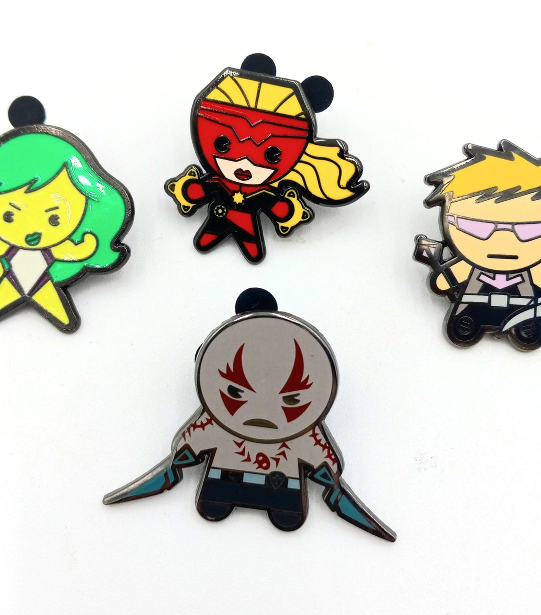 Kawaii Art Collection Disney (4 Pins) Marvel Pins Mystery She Hulk, Ms ...