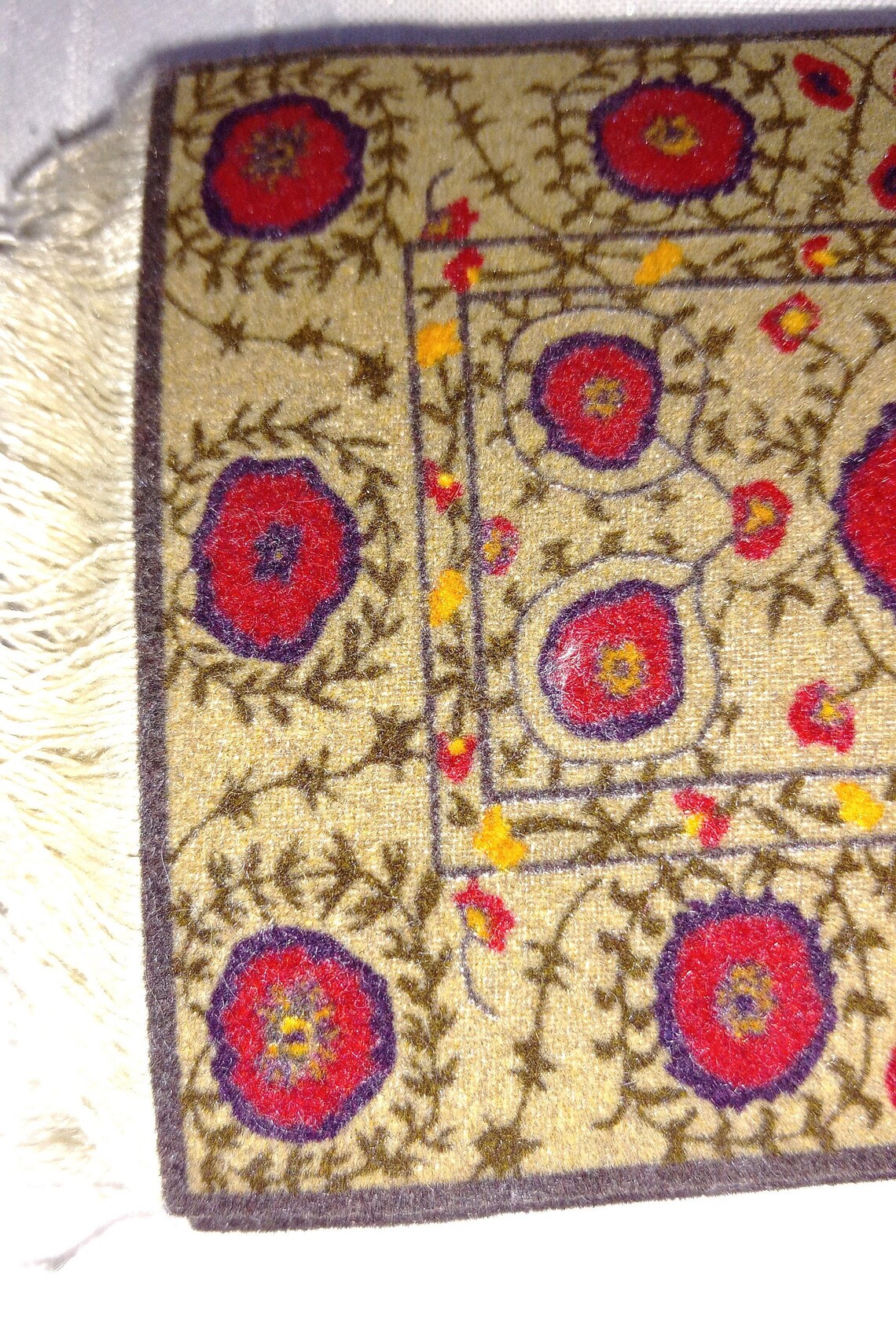 New Carpet Coasters Oriental Design Fabric Carpet Drink Mats - Etsy