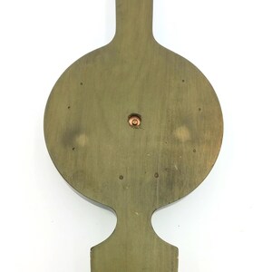 Vintage Early Taylor Banjo Wall Weather Station 21 Thermometer Olive ...