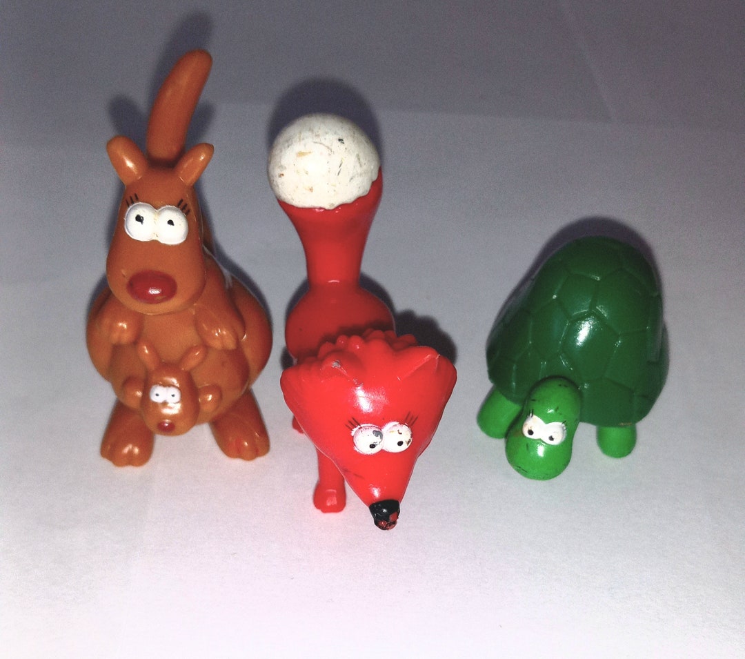 Noah's Ark Toy Playset Three Figures/kangaroo/fox/turtle.preowned See ...