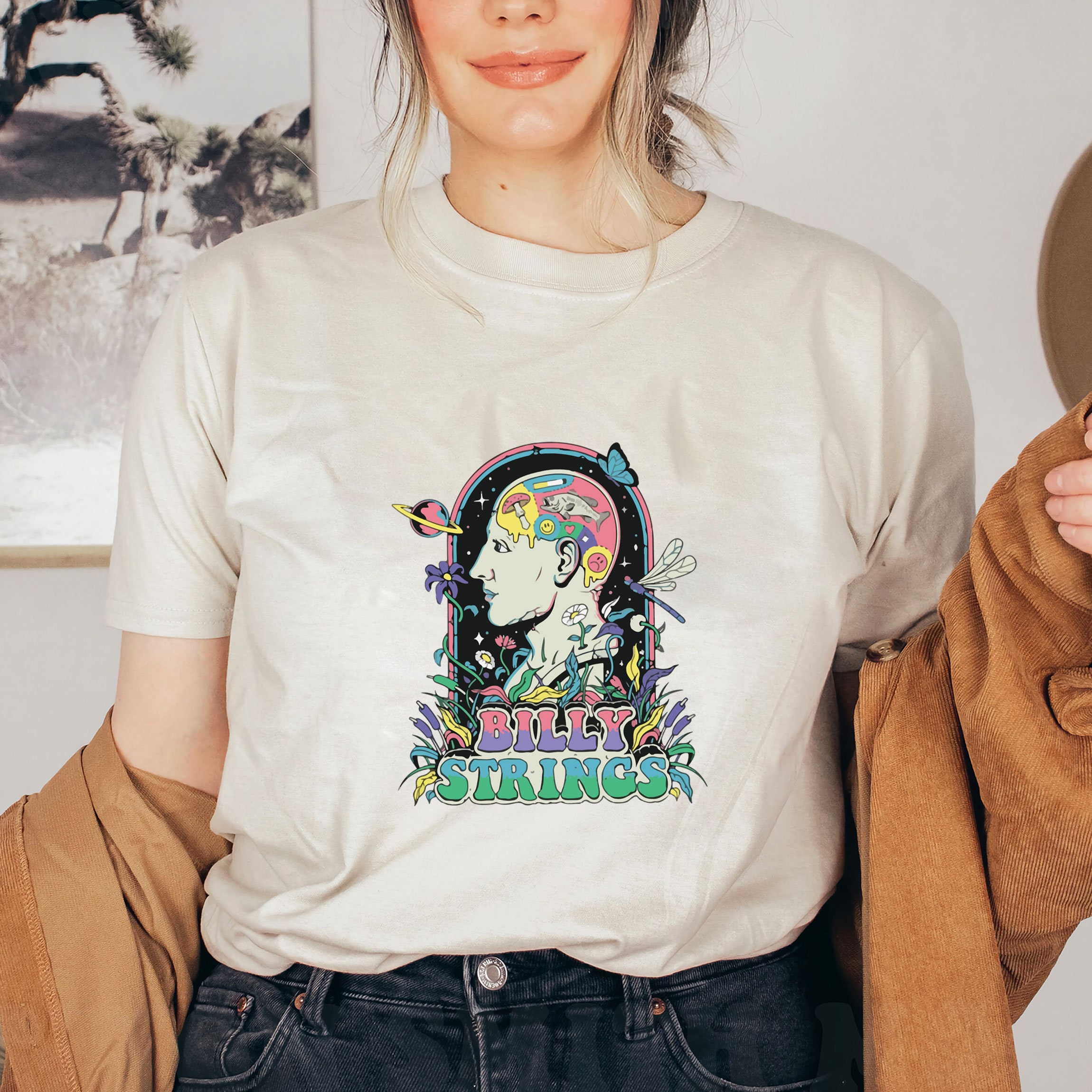 Billy Strings American Guitarist Bluegrass Musician Art Shirt