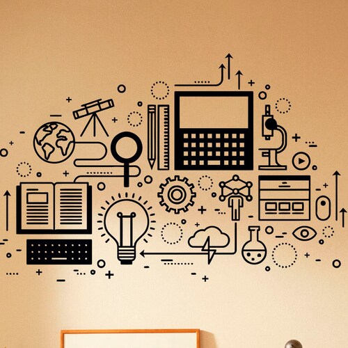 Connect Network Wall Decal Vinyl Sticker Home Office - Etsy