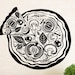 Pizza Wall Vinyl Decal Pizzeria Stickers Art Interior Housewares Design ...