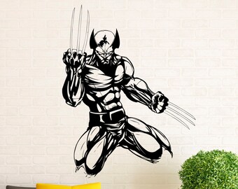 Flash Superhero Wall Vinyl Decal Comics Wall Sticker Home - Etsy