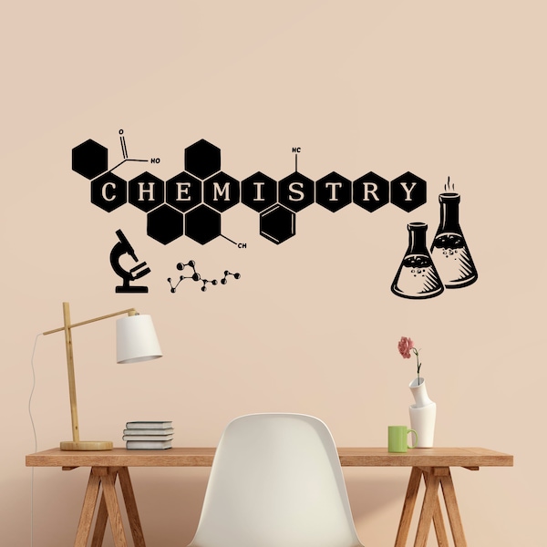 Science Wall Decals - Etsy