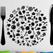 Cutlery Wall Vinyl Decal Food Stickers Cafe Art Interior | Etsy