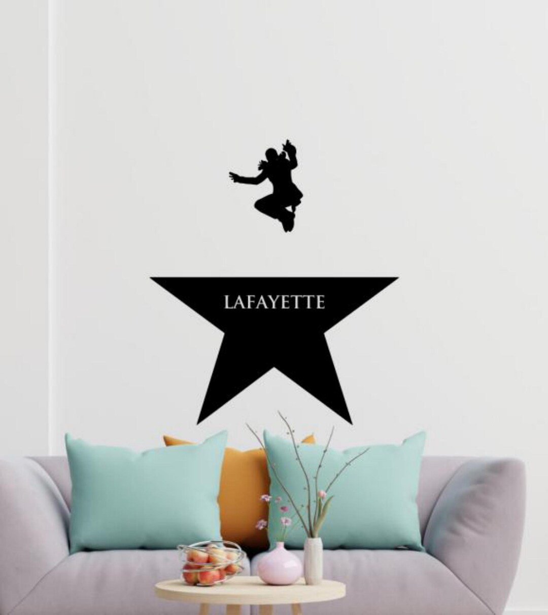 Lafayette Hamilton Wall Decal Vinyl Sticker American Musical Sign Wall ...