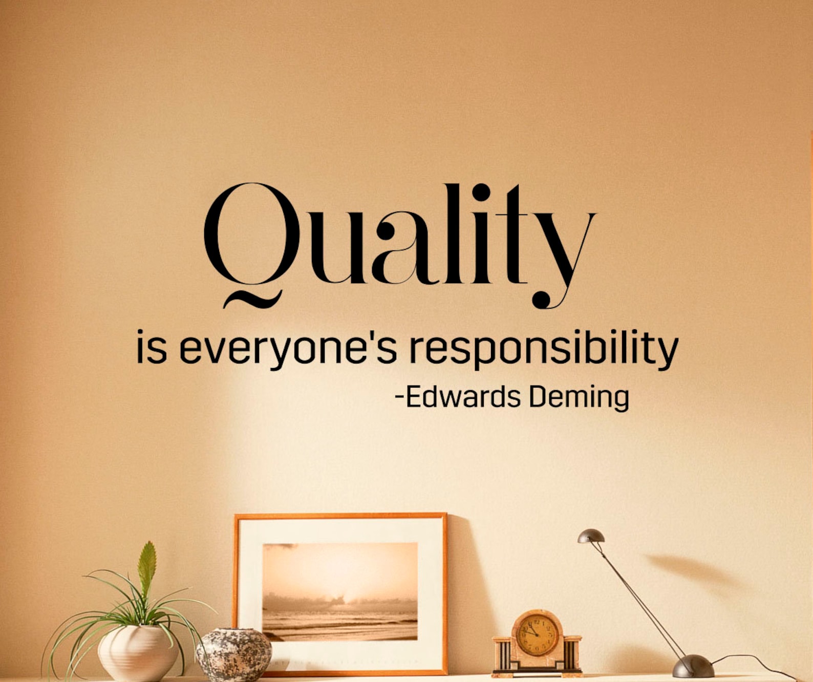 Quality Is Everyone's Responsibility Wall Decal Quote | Etsy