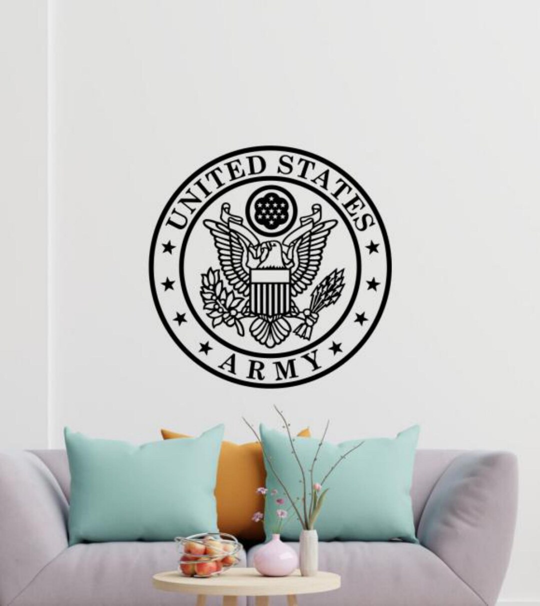 United States Army Seal Wall Decal Vinyl Sticker US Army Sign Military ...