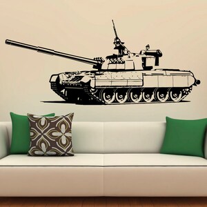Heavy Tank Wall Vinyl Decal Military Stickers Army Interior Housewares ...