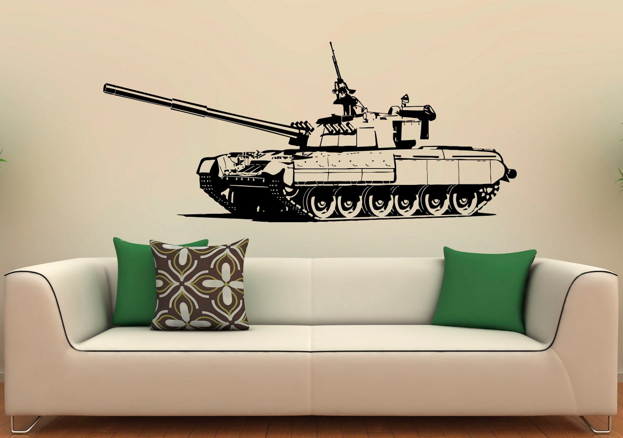 Heavy Tank Wall Vinyl Decal Military Stickers Army Interior - Etsy