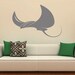 Stingray Wall Decal Fish Vinyl Sticker Sea Ocean Home Interior Wall ...