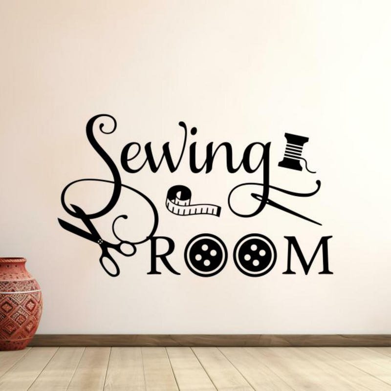Sewing Wall Decal - Etsy