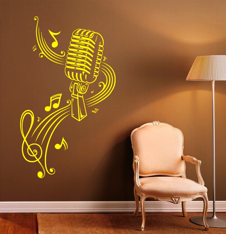 Music Wall Decal Vinyl Stickers Music Notes Home Interior Art Design ...