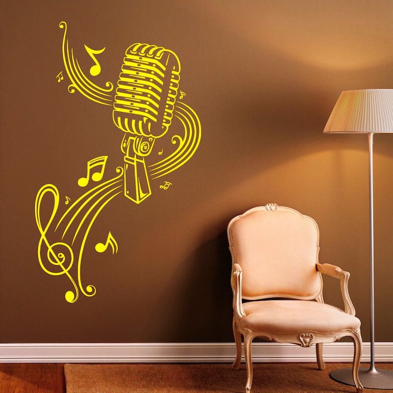 Music Wall Decal - Etsy
