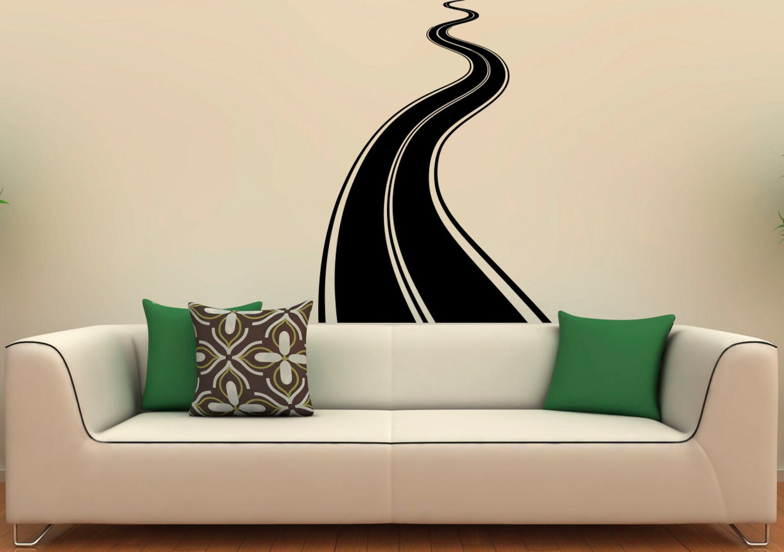 Road Highway Wall Decal Vinyl Stickers Roadway Home Interior - Etsy