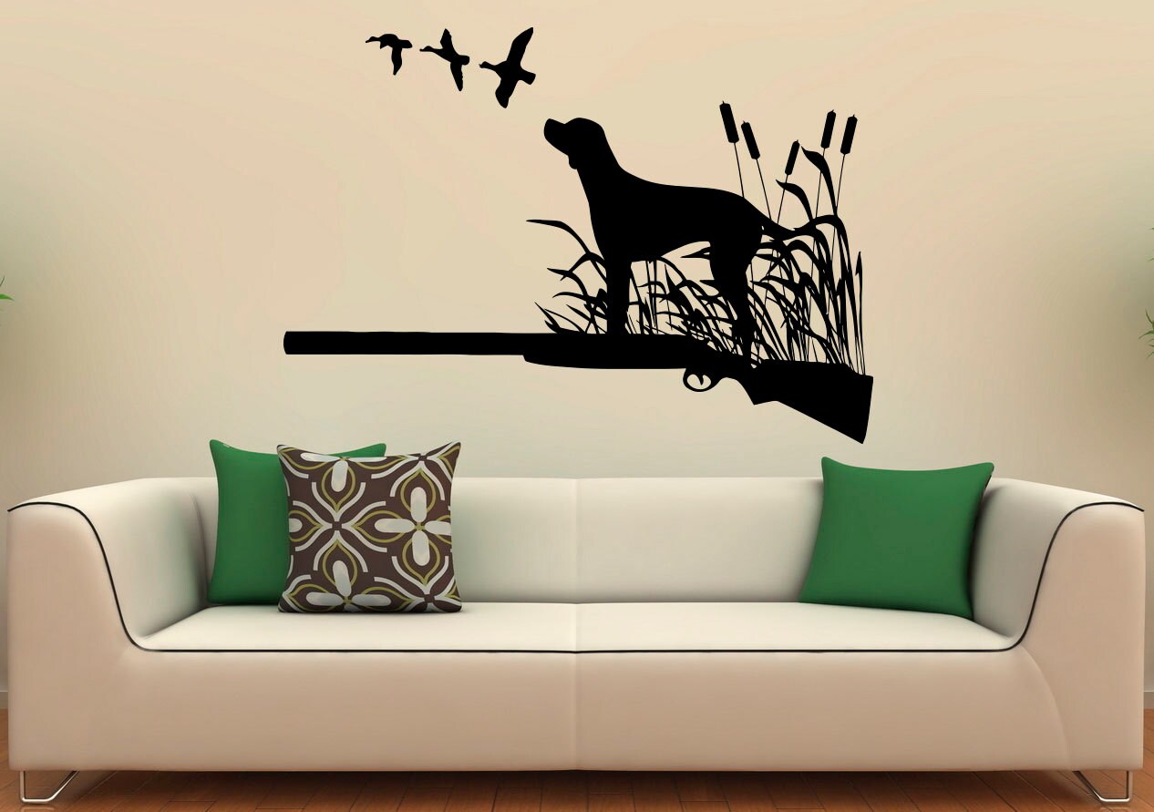 Bird Hunting Wall Decal Vinyl Stickers Active Hobbies Hunter | Etsy