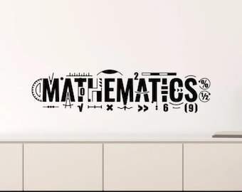 Algebra Graffiti Wall Decal: Math Classroom Decor - Etsy