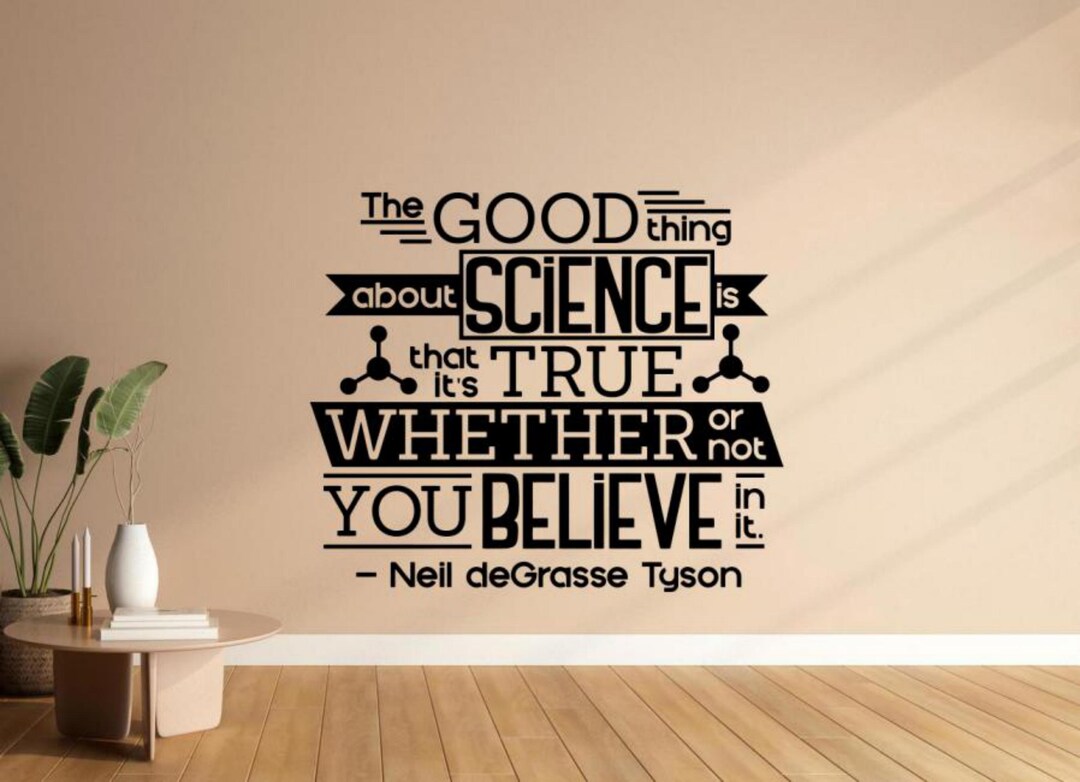 The Good Thing About Science Wall Decal Vinyl Sticker Stem Lab Wall Art ...