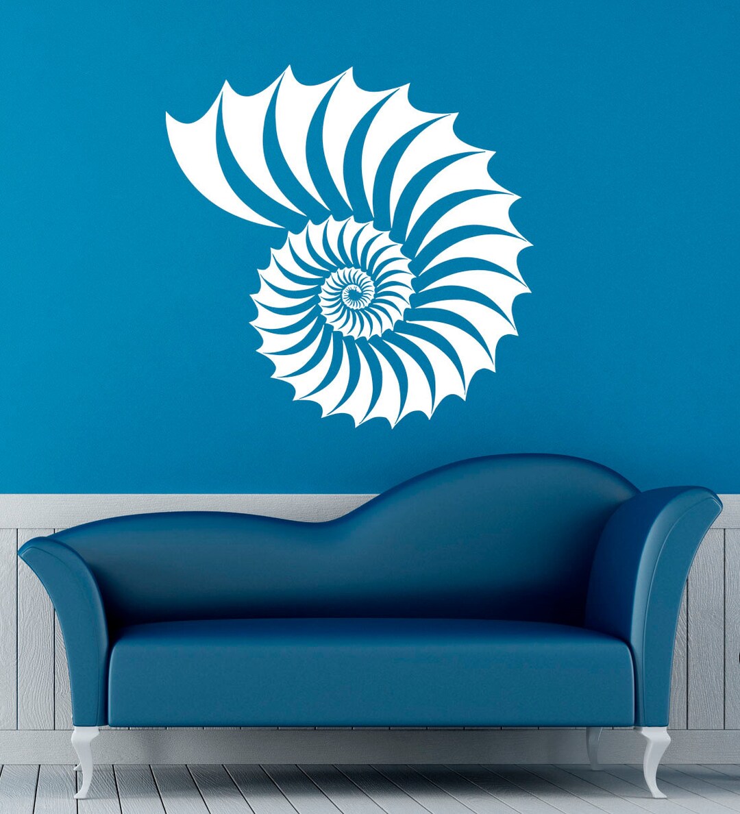 Snail Shell Spiral Wall Decal Vinyl Sticker Home Interior Wall - Etsy