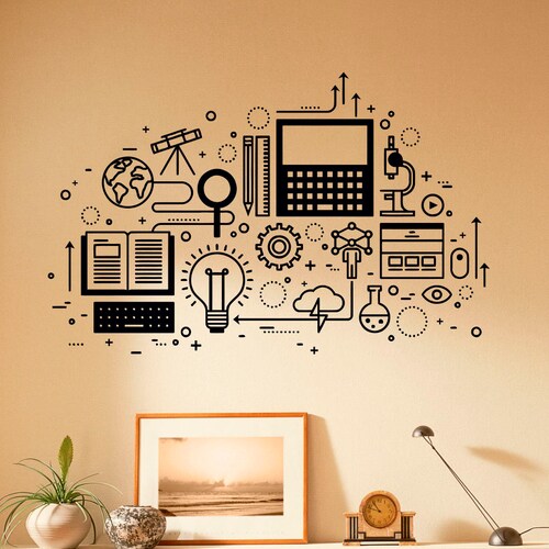 Connect Network Wall Decal Vinyl Sticker Home Office - Etsy