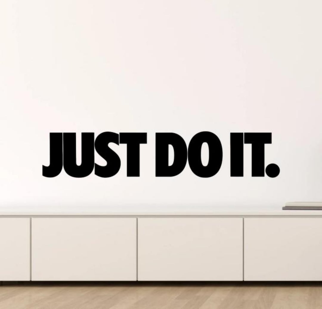 Just Do It Wall Decal Vinyl Sticker Motivational Wall Art Gym Wall ...