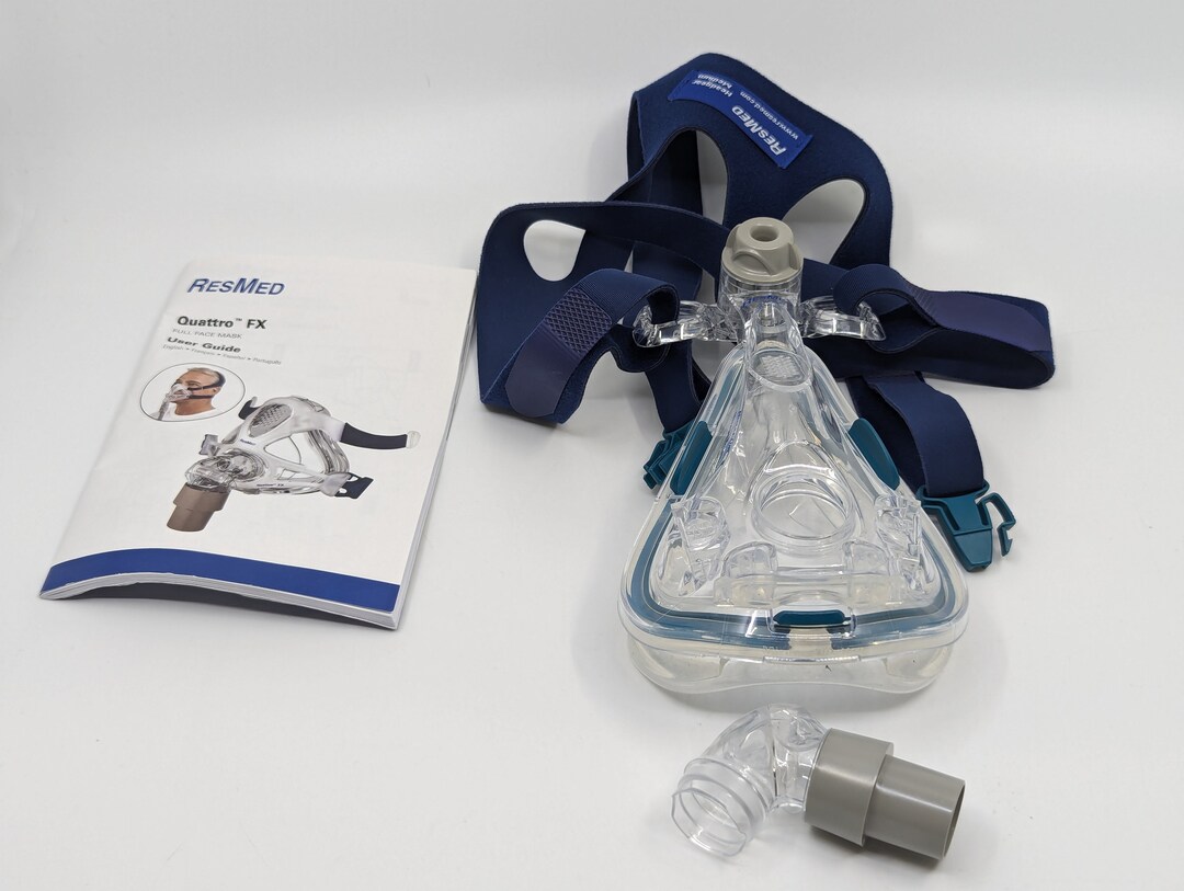 Resmed Quattro FX Full Face CPAP Mask MEDIUM - Etsy
