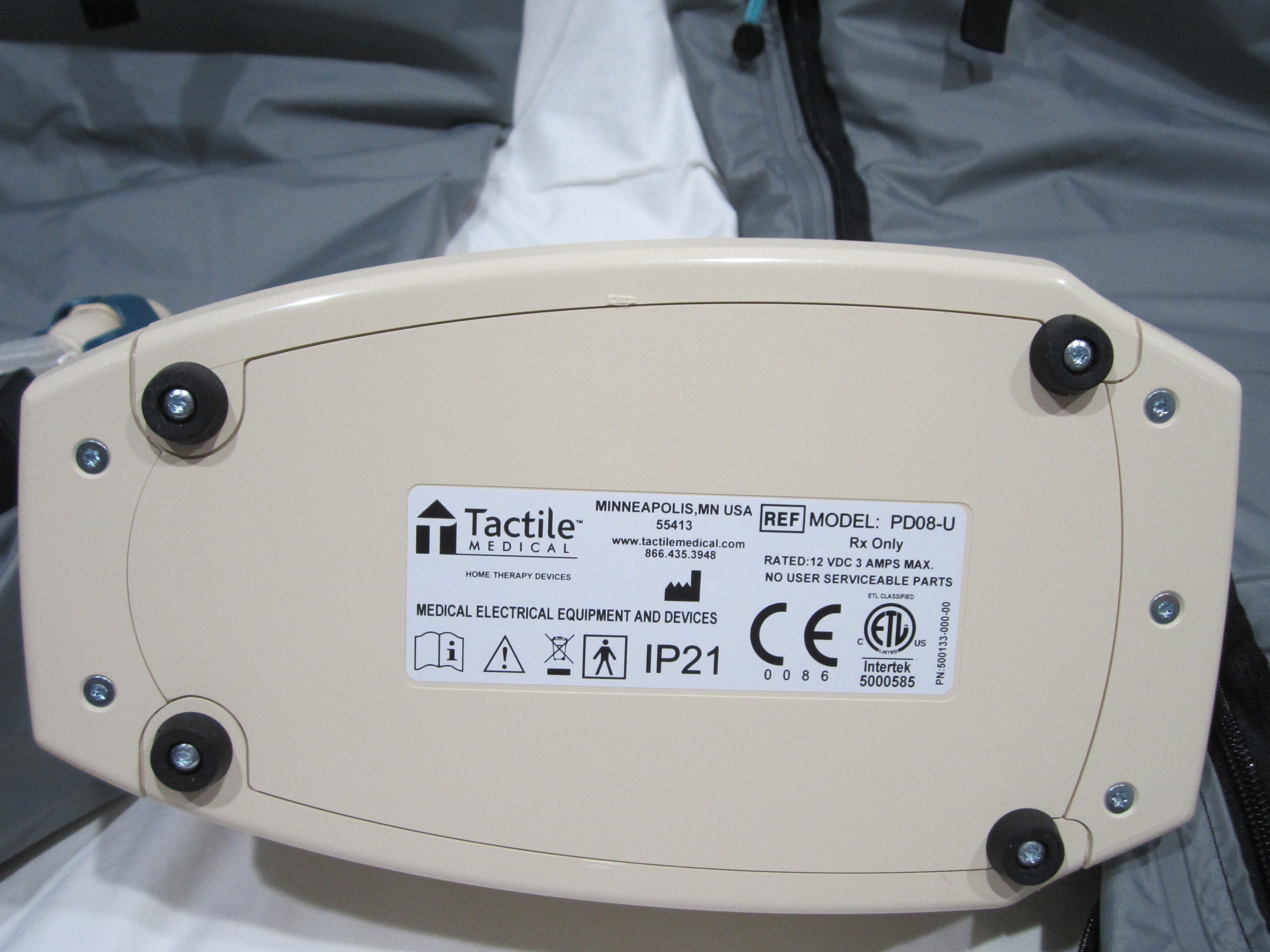 TACTILE MEDICAL Model PD08-U Entre the Lymphedema Pump for Legs Full ...