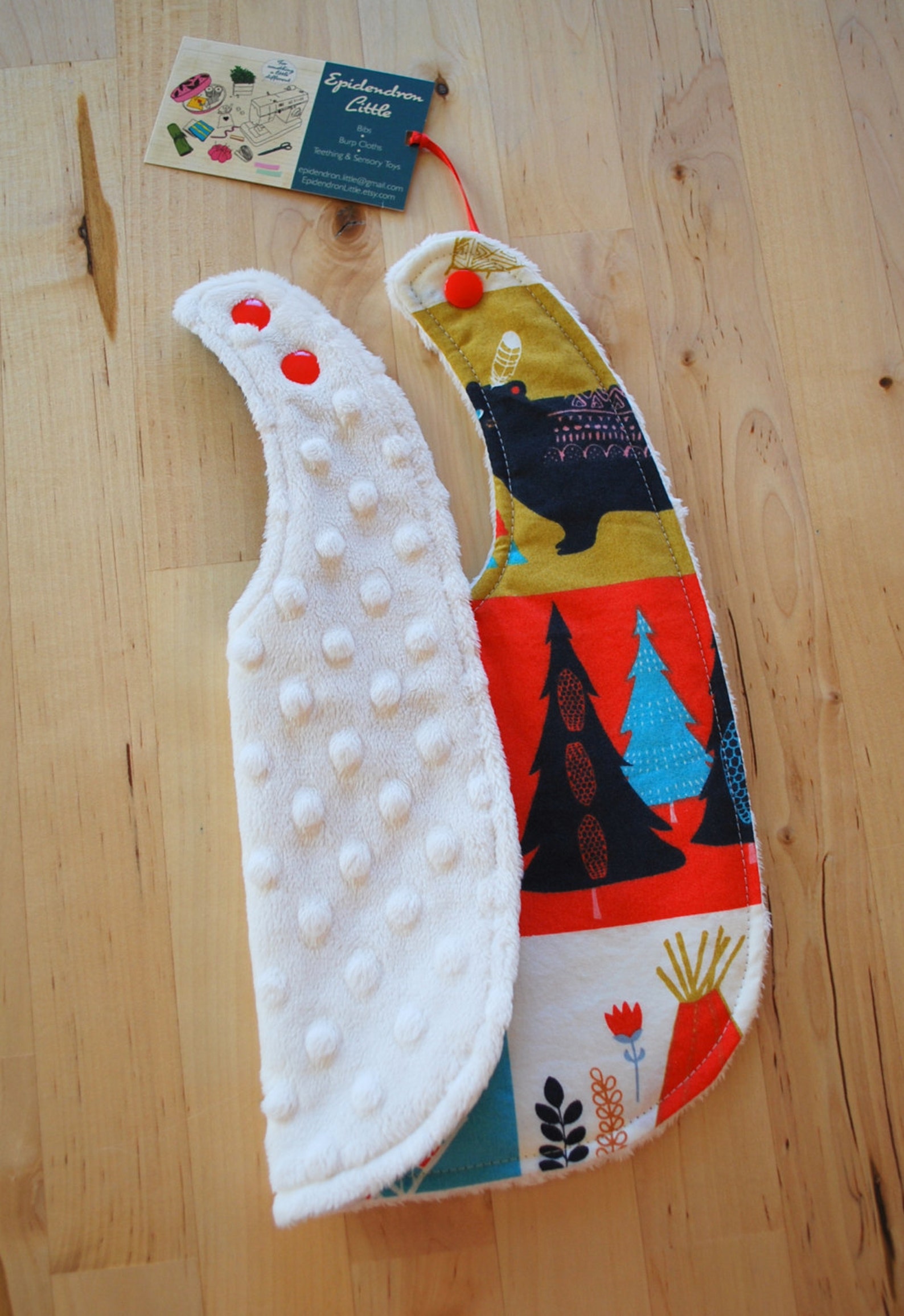 Baby Girl Gift Set - Native American Patchwork - Organic Cotton & Minky ...