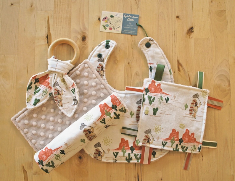Baby Boy Gift Set Native American Cactus Desert Dream - Etsy