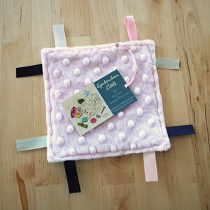 6-inch Pink & Turquoise Southwestern Geometric Baby Crinkle Square ...