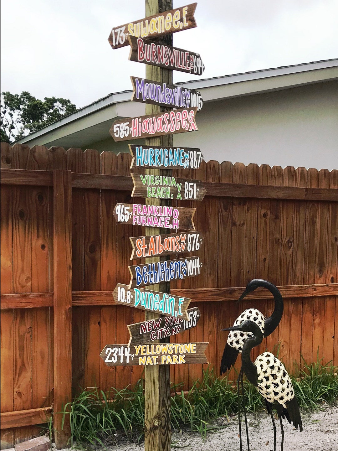 Custom Rustic Directional Signs! Set of 15 Signs - Etsy