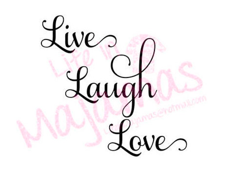 Live Laugh Love SVG - Etsy